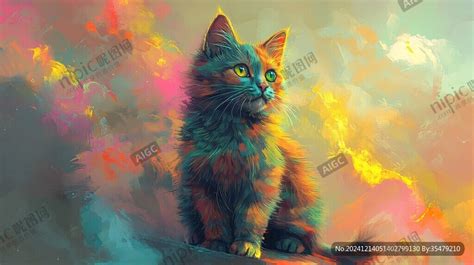 Ai创作图猫原创插画 写实猫毛茸茸宠物插画 猫咪艺术画 写实风小猫 猫咪系列插画 原创猫咪插画 喵星人插画 手绘客厅猫唯美装饰画 宠物猫插画 萌宠猫插画 猫咪水粉画 原创小猫插画 猫在火山尘埃