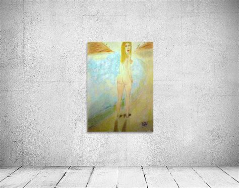 A Naturist Woman On The Beach By Dima Wall Art