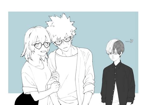 Boku No Hero Academia Fuyumi Todoroki Katsuki Bakugou Todoroki