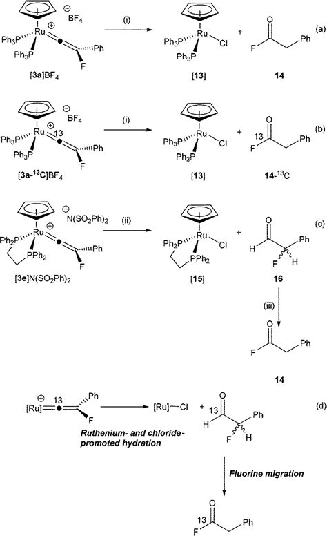 Access To Novel Fluorovinylidene Ligands Via Exploitation Of Outer Sphere Electrophilic