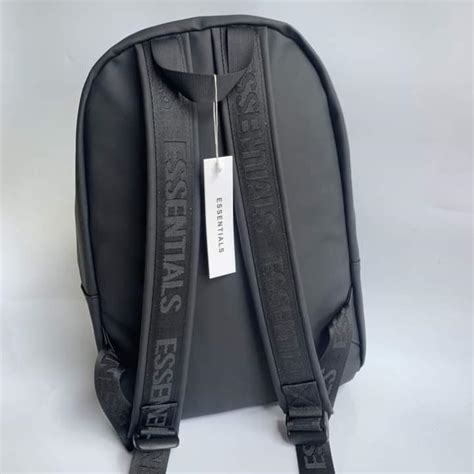 Fear Of God Essentials Leather Backpack Mens Fashion Bags Backpacks