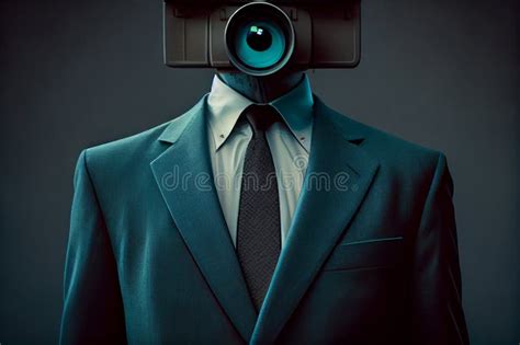 Male Mannequin Wearing A Suit And Vr Headset Generative AI Stock Illustration Illustration Of