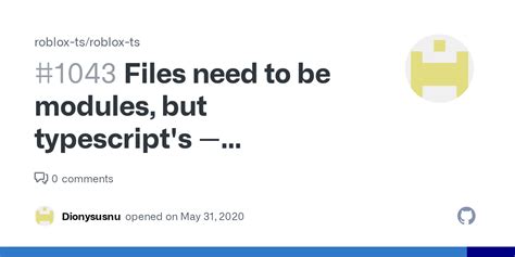 Files Need To Be Modules But Typescript S Isolatedmodules Imposes Unwanted Limits Issue
