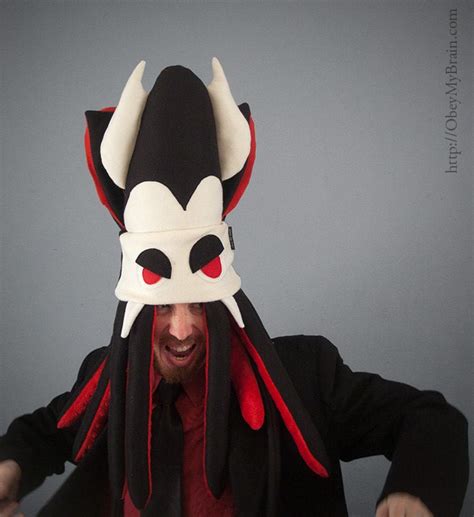 Vampire Squid Hat Plush Fleece Large Dracula Etsy
