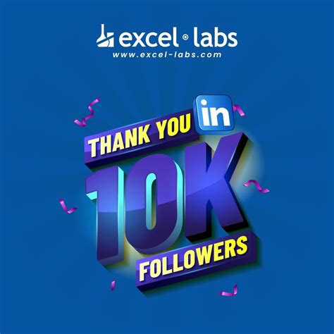 Excel Labs Pvt Ltd On Linkedin Excellabs 10kfollowers Gratitude Innovation Milestone