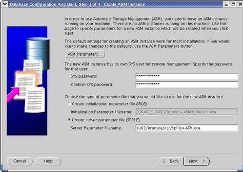 Creating G RAC Database Using ASM