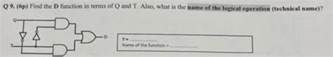 Solved Q 9 6p ﻿find The D Function In Terms Of Q And T