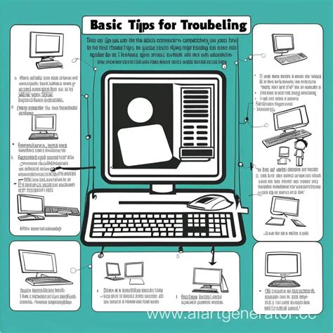 Elementary School Computer Troubleshooting Tips A Colorful Poster Guide