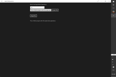 File Read Write Operation In Winjs Applications Using Windows Runtime Component