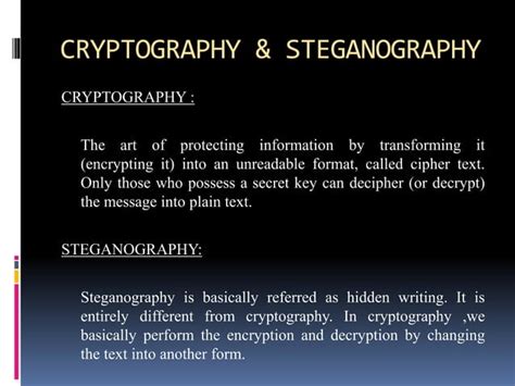 Steganography With Rsa Algorithm Ppt