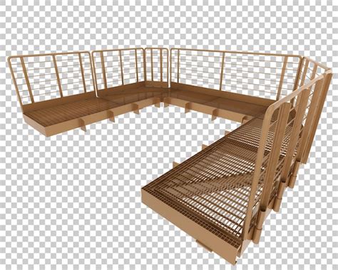 투명 배경 3d 렌더링 그림에 격리된 플랫폼 프리미엄 Psd 파일