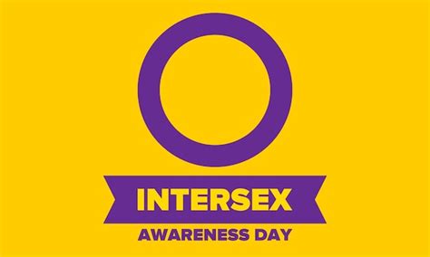 Premium Vector Intersex Awareness Day Human Rights Event Intersex
