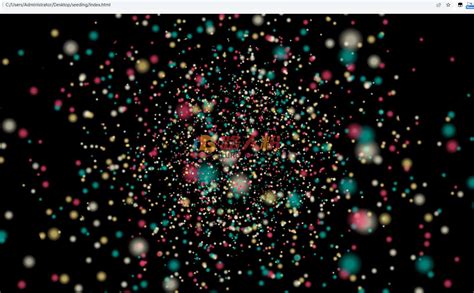 Js和css特效 使用 Css 构建强大且酷炫的粒子动画