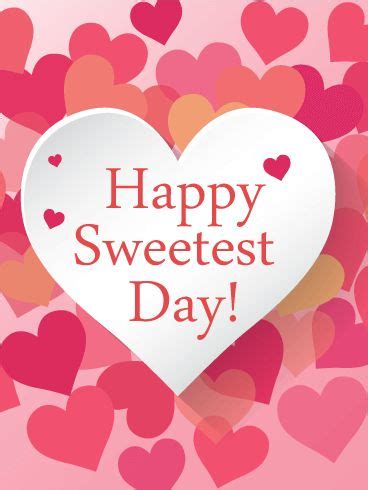 Sweetest Day Lovely Heart Card Birthday And Greeting Cards By Davia