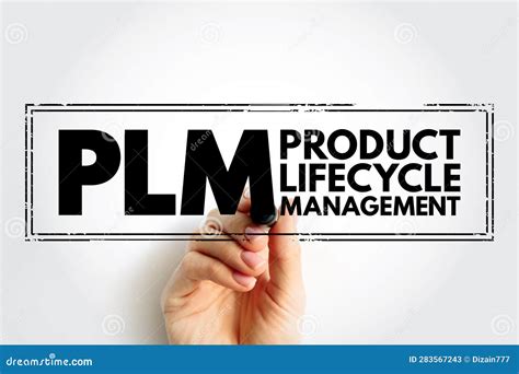 PLM Product Lifecycle Management Process Of Managing The Entire Lifecycle Of A Product From