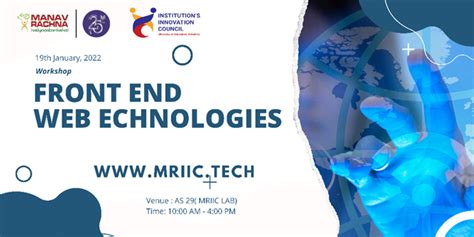 Front End Web Technologies Html And Css Manav Rachna Innovation And Incubation Centre