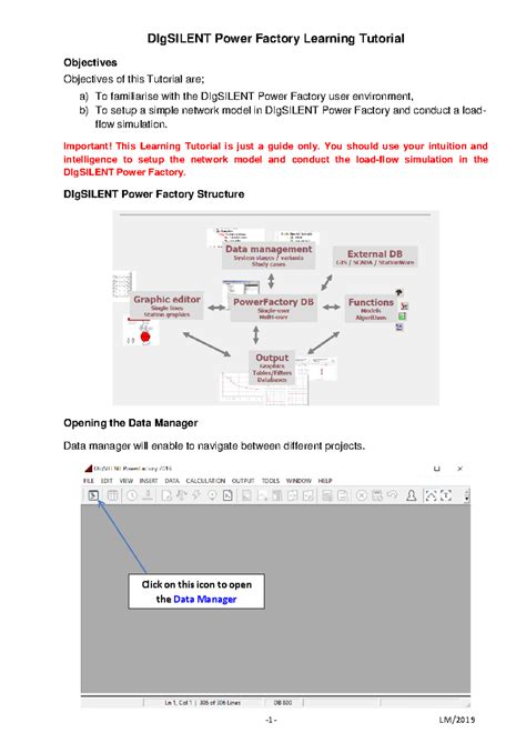 Digsilent Power Factory Learning Tutorial Load Flow Simulation Guide