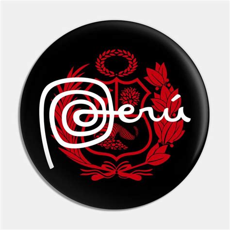 Peru Logo Escudo Del Perú Marca Peru Pin Escudo Del Peru Inca
