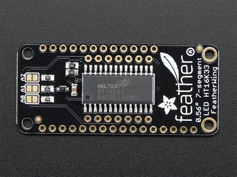 4 digit 7 segment led matrix display featherwing adafruit 3088