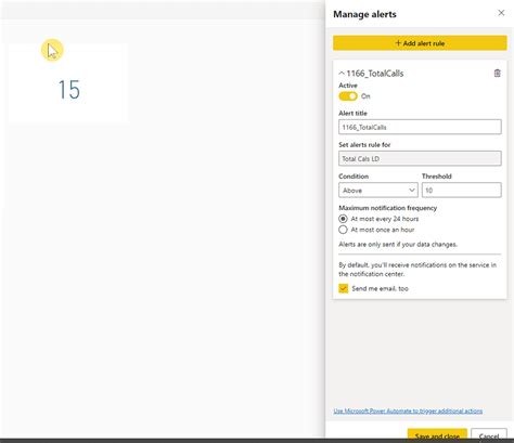 Error Code 429 When Sending Alert From Power Bi Via Power Automate
