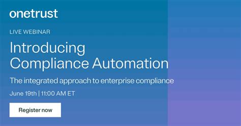 Learn About Onetrust Compliance Automation Onetrust Risk And Security Management Posted On The