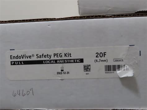 New 5 Cases Of Boston Scientific Endovive Safety Peg Kt Pull Percutaneous Endoscopic Gastrostomy