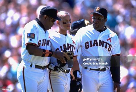 San Francisco Giants Manager Dusty Baker Royce Clayton And Coach News Photo Getty Images