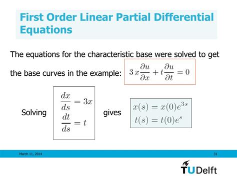 Ppt First Order Partial Differential Equations Powerpoint Presentation Id 285859