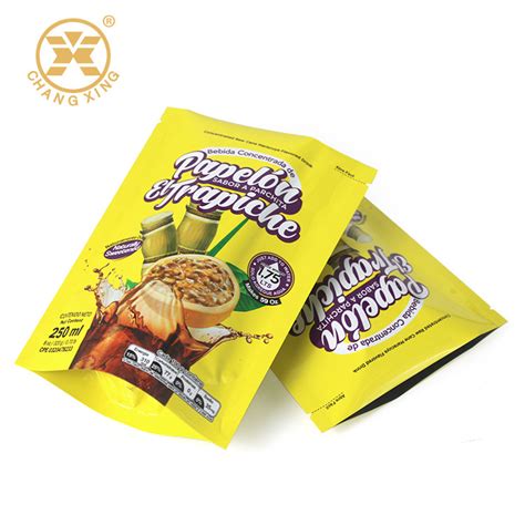 식품 포장 용품 가방 재밀봉 가능한 냉동 과일 Doypack 포장 가방