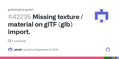 Missing Texture Material On Gltf Glb Import · Issue 42235 · Godotenginegodot · Github