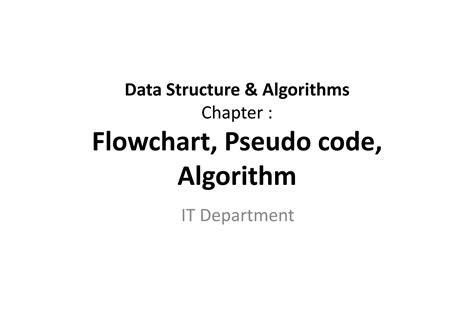 SOLUTION Dsa Ch2 1 Flowchart 1 Studypool