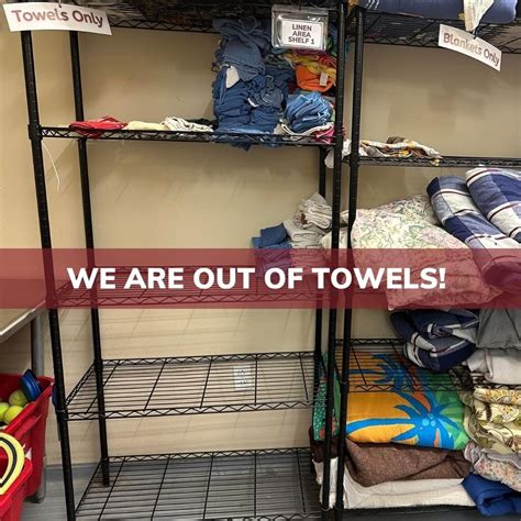 Our Towel Rack Is Empty😲 At Rpm We Go Through A Ton Of Towels