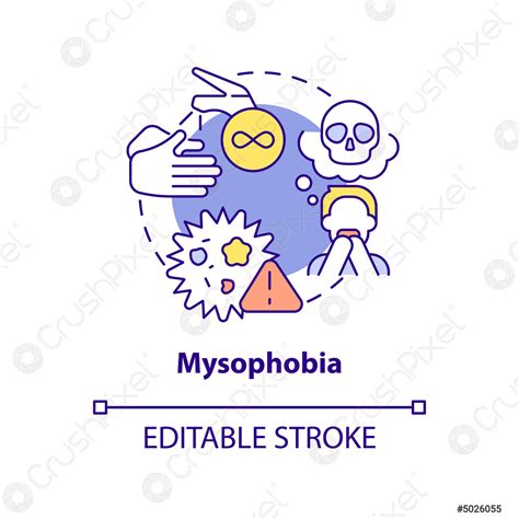 Mysophobia Concept Icon Stock Vector 5026055 Crushpixel