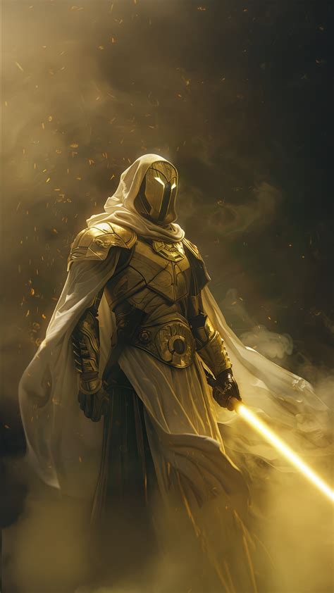 Jedi Temple Guard Of The Prime Era Phone Wallpaper Fantazi Sanatı