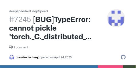 Bug Typeerror Cannot Pickle Torchcdistributedc10dprocessgroup