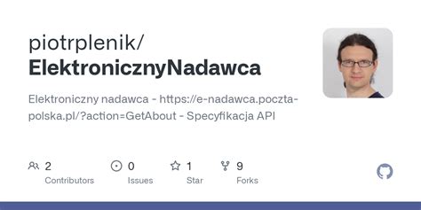 Github Piotrplenikelektronicznynadawca Elektroniczny Nadawca E Nadawcapoczta