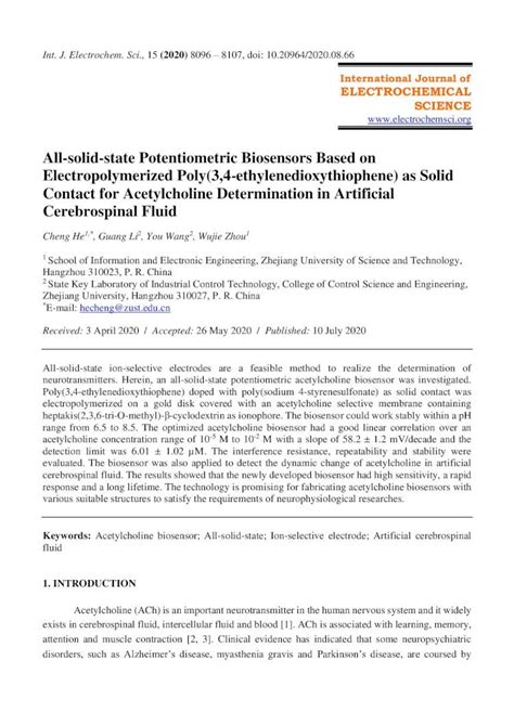 Pdf All Solid State Potentiometric Biosensors Based On … · In Addition Biosensors With