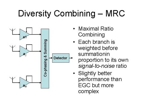 Diversity Reception To Reduce Fading Effects Diversity Reception