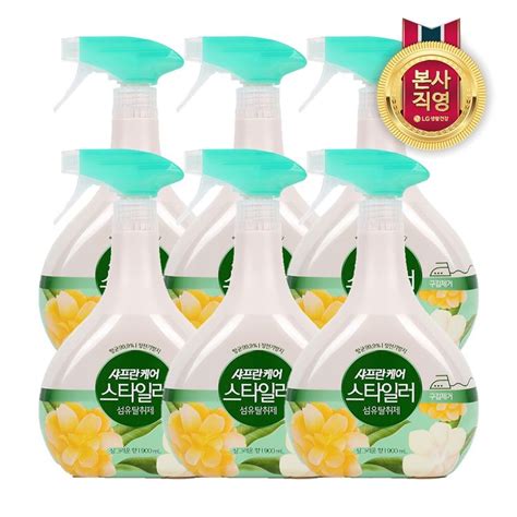 [lg생활건강] 샤프란케어 섬유탈취제 900ml 싱그러운향 X 6개 홈플러스 택배배송