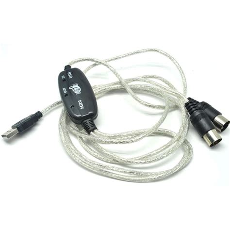 Jual Kabel Konverter Pc Ke Keyboard Usb Midi 5 Pin Shopee Indonesia