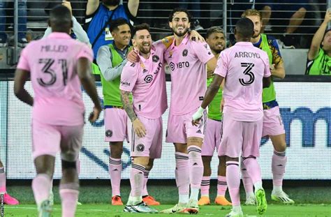 Lionel Messi World Cup Winner Helps Inter Miami Beat Los Angeles Fc Bbc Sport