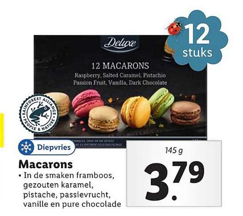Deluxe Macarons Aanbieding Bij Lidl Folders Nl