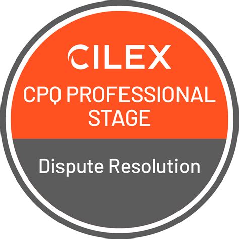 Cilex Cpq Professional Dispute Resolution Credly