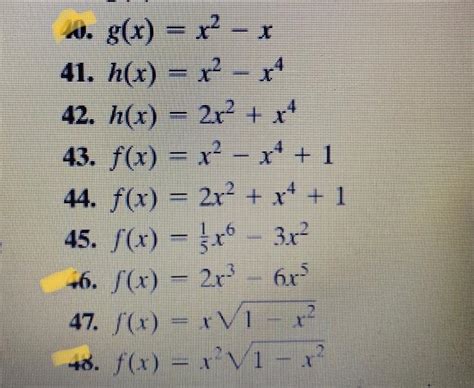 Solved In Exercises Determine Whether Each Function Chegg