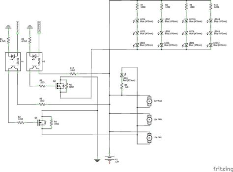 Circuit Advice For Fan Led Control General Electronics Arduino Forum