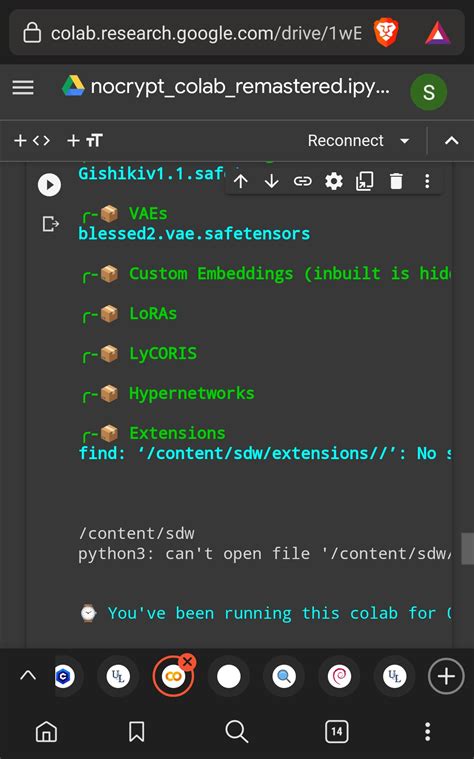 error while loading colab · issue 31 · nocrypt sd webui colab · github