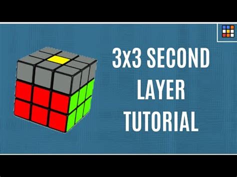 How To Solve A 3x3 Rubiks Cube Tutorial Second Layer Youtube