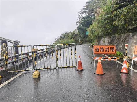 南橫向陽至利稻預警性封路 邊坡持續落石及濃霧 生活 中央社 Cna