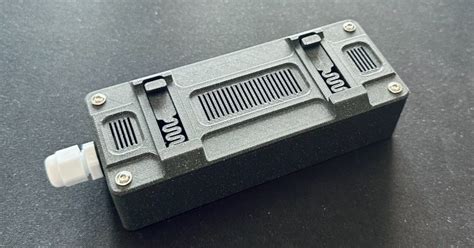 Hc Sr04 Ultrasonic Sensor Case For Din Rail By Pixelwave Download