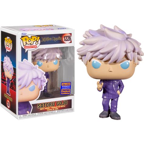 Funko Pop Vinyl Jujutsu Kaisen Satoru Gojo Unmasked Wonder Con Hot